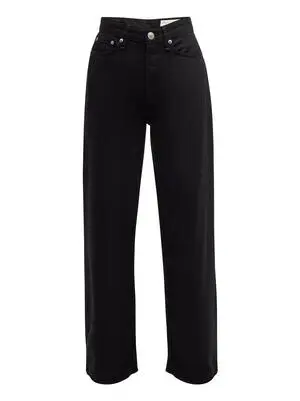Rag & Bone Featherweight Logan Wide-leg Jeans - Black