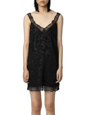 Zadig&Voltaire Renelle Silk Jacquard Dress - Noir