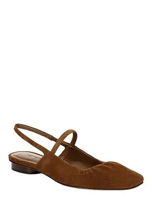 Vince Venice Slingback Flats Brown