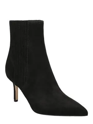 Veronica Beard Lisa 70 Boots - Black Suede