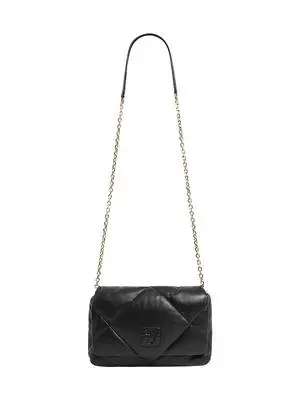 Gerard Darel Fanny Leather Crossbody Bag - Black
