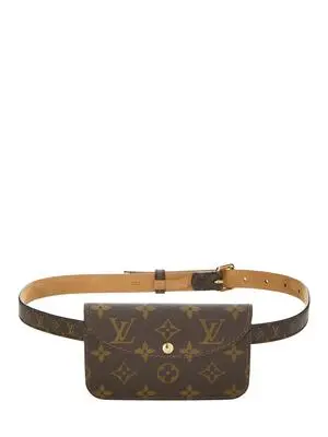 LOUIS VUITTON Monogram Canvas Pochette Solo Belt Bag - Brown