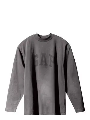 Yeezy Engineered Balenciaga Dove Long-sleeve Tee 'dark - Grey