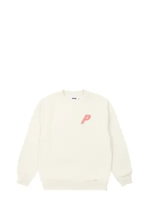 PALACE Fleece Tri-ferg Crew 'soft - White