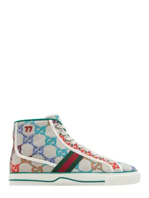 Gucci Gucci Tennis 1977 High-Top Sneakers Cream