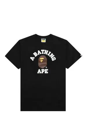 A BATHING APE College Tee - Black