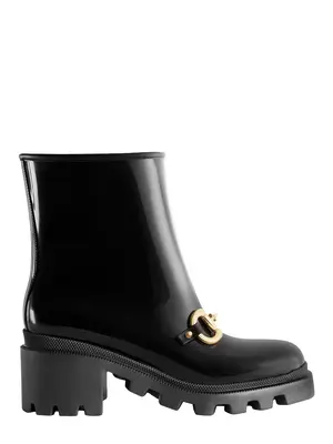 Gucci Horsebit Ankle Boots - Black