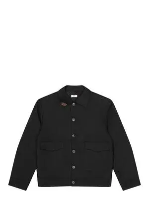VEERT Structured Virgin Wool Jacket - Black