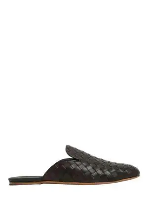 BARRETT Interwoven Leather Loafers - Brown