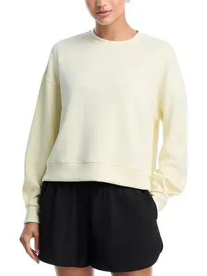 Sweaty Betty Summer Sand Wash Pullover Sweatshirt - Buttercream