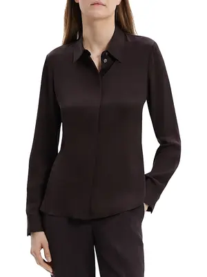 Theory Theory Classic Fitted Shirt Hickory