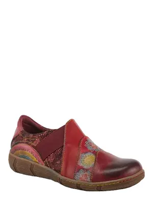 SPRING STEP SHOES L'Artiste By Spring Step Lata Flat Cabernet Multi