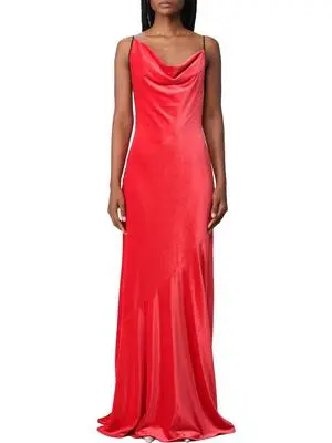 Philosophy Di Lorenzo Serafini Velvet Dress - Red