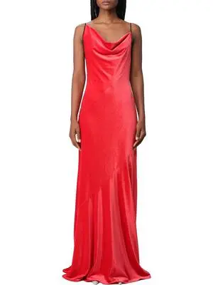 Philosophy Di Lorenzo Serafini Velvet Maxi Dress - Red