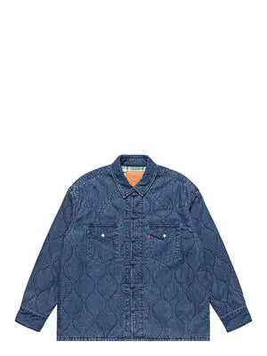 CLOT X Levi's Padded Western Shirt 'blue'