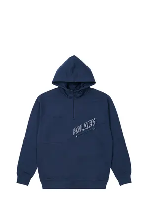 PALACE Zip Hood - Blue