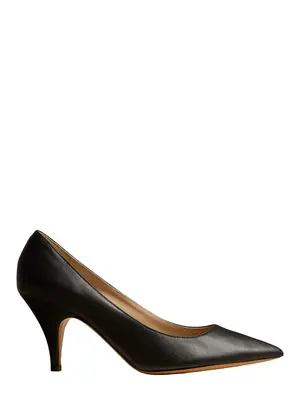 Khaite The River 75mm Leather Pumps - Black
