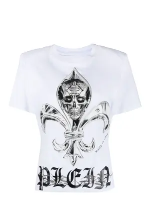 Philipp Plein Cotton T-shirt - White