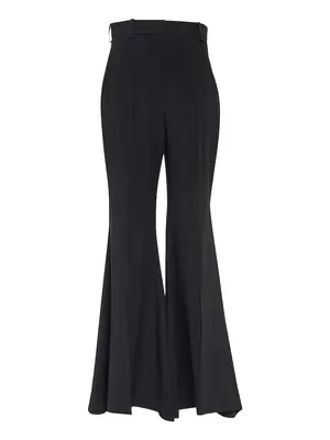 Nina Ricci Flared Trousers - Black