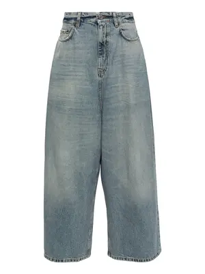 Balenciaga Wide-leg Jeans - Blue