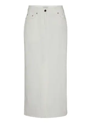 LOULOU STUDIO Rona Organic Cotton Maxi Skirt - Ivory