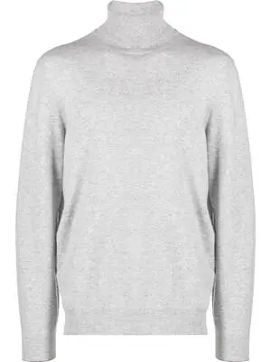 Brunello Cucinelli Roll-Neck Cashmere Jumper Grey