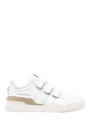 Isabel Marant Logo-patch Touch-strap Sneakers - White
