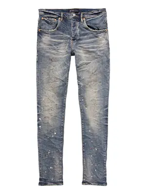 PURPLE BRAND Vintage Spotted Jeans - Blue