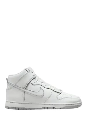 Nike Dunk High Airbrush Swoosh Sneakers - White