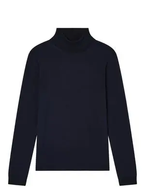 Giorgio Armani Cashmere Mock-neck Jumper - Blue