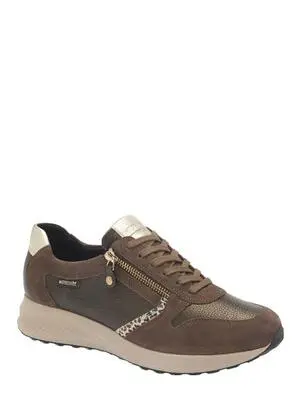 Mephisto Mephisto Kim Color Blocked Sneaker Ice Brown