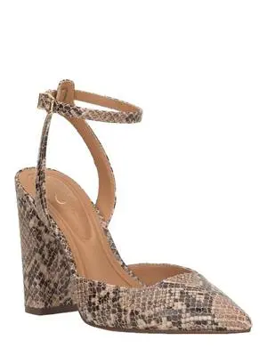 Jessica Simpson Jessica Simpson Nazela Pointed Toe Pump Natural Snake