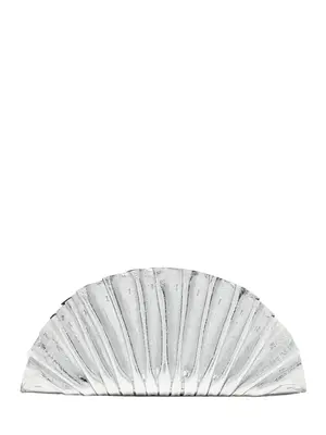 Cult Gaia Nala Mini Shell Clutch Bag - Silver
