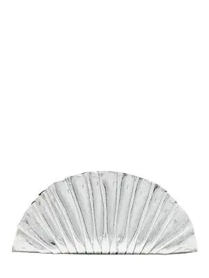 Cult Gaia Nala Mini Shell Clutch Bag - Silver