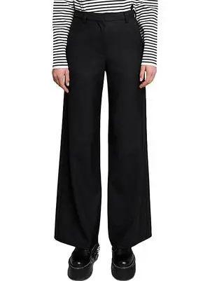 Maje Pimano Flare Leg Trousers - Black