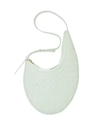 Bottega Veneta Small Hobo Bag - Glacier & Muse Brass
