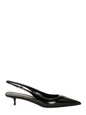 Saint Laurent Cherish Slingback Pumps - Nero