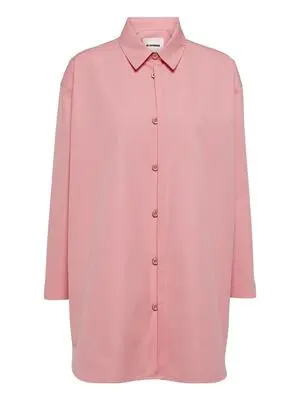 JIL SANDER Cotton Poplin Shirt - Pink