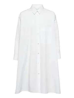 JIL SANDER Cotton Poplin Shirt - White