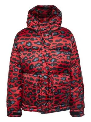 Undercover Printed Down Jacket - Red