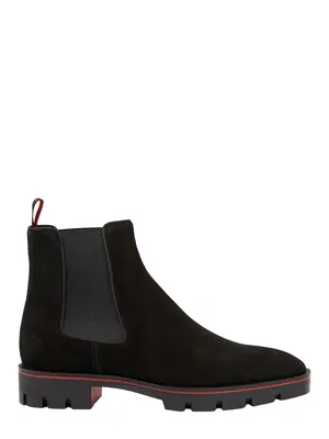 CHRISTIAN LOUBOUTIN Alpinosol Chelsea Boots - Black