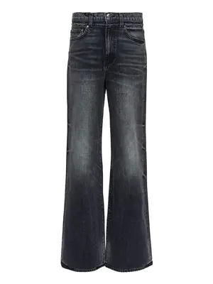 Amiri Wide-leg Jeans - Black