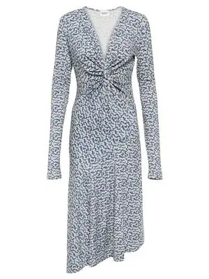 MARANT ETOILE Marant Etoile Lania Printed Jersey Midi Dress