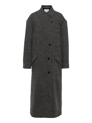 MARANT ETOILE Sabine Wool Coat - Grey