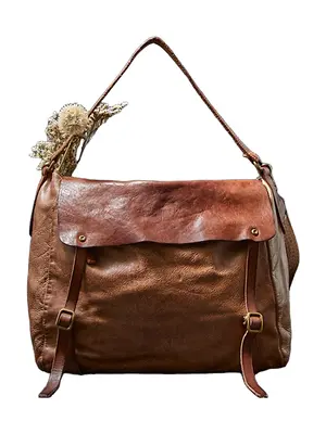 Free People We The Free Benton Messenger Bag Caramel