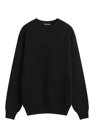 You Must Create Earth Suededhead Jumper - Black