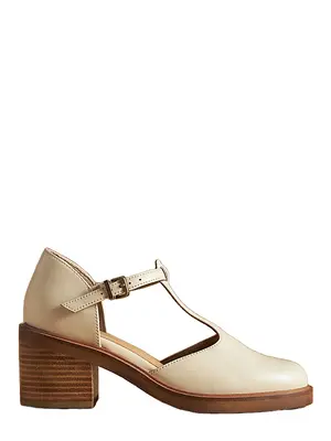 Seychelles Soulmate T-Bar Heels Beige