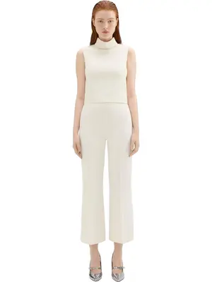 Theory Theory Cropped Kick Pant Ivory