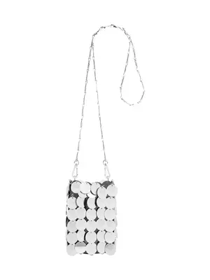 Rabanne Mini Sparkle Bag - Silver