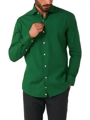 Opposuits Glorious Solid Button-up Shirt - Green